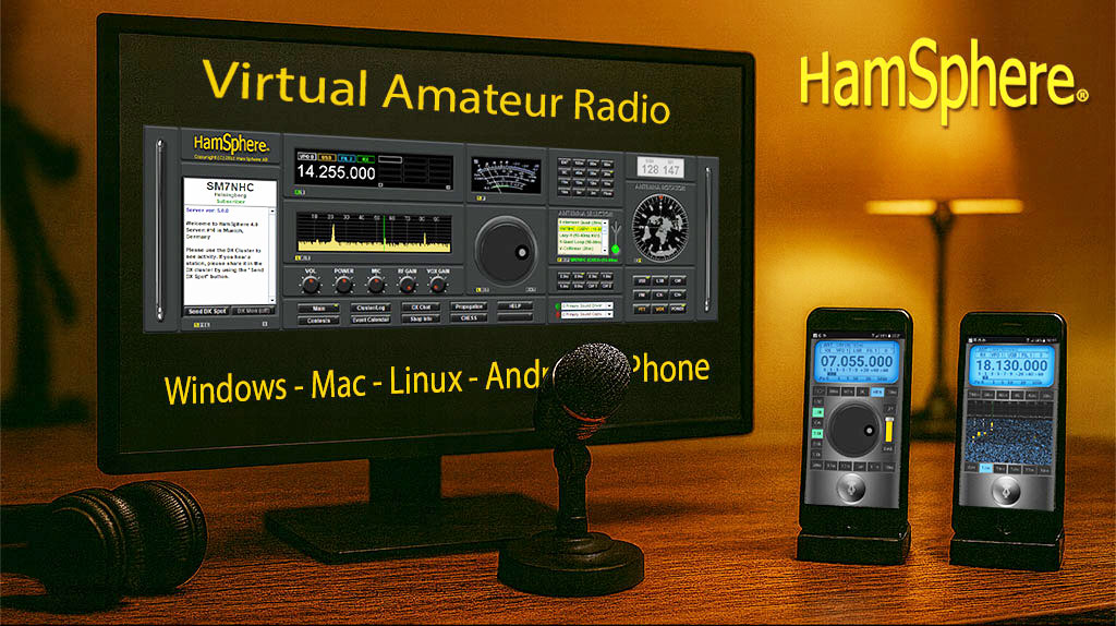 Amateur Radio for your PC and Smartphone - HamSphere®